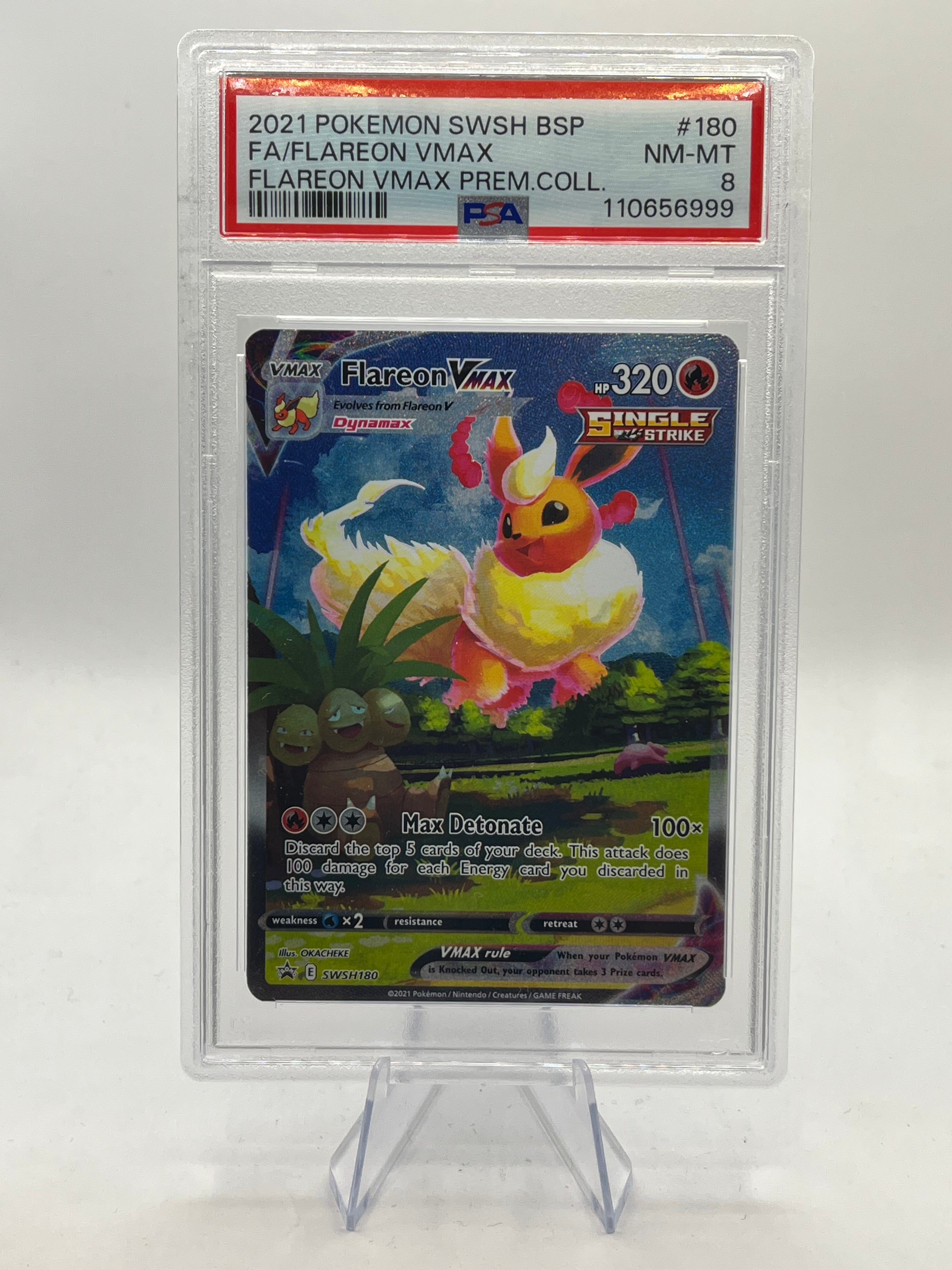 Flareon Vmax Alt Art PSA 8 - Sword and Shield Promo 2021 – The Pocket ...